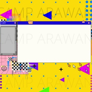 Bright Retro ANIMATED Screens + Overlay BUNDLE for Twitch - Animated ...