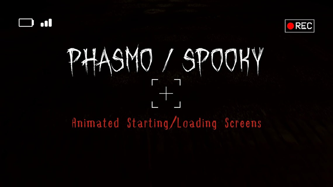 ANIMATED Phasmophobia Scary Horror Screens for Twitch - Starting Soon ...