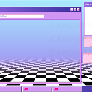 Retro Pastel Vaporwave Windows Browser Inspired Overlays - Ready to Use ...