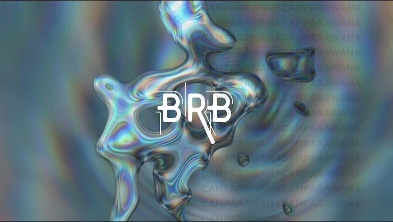 Y2k 90s ANIMATED Metallic Liquid Screens for Twitch - Starting Soon, Brb, Stream Ending, Offline ...