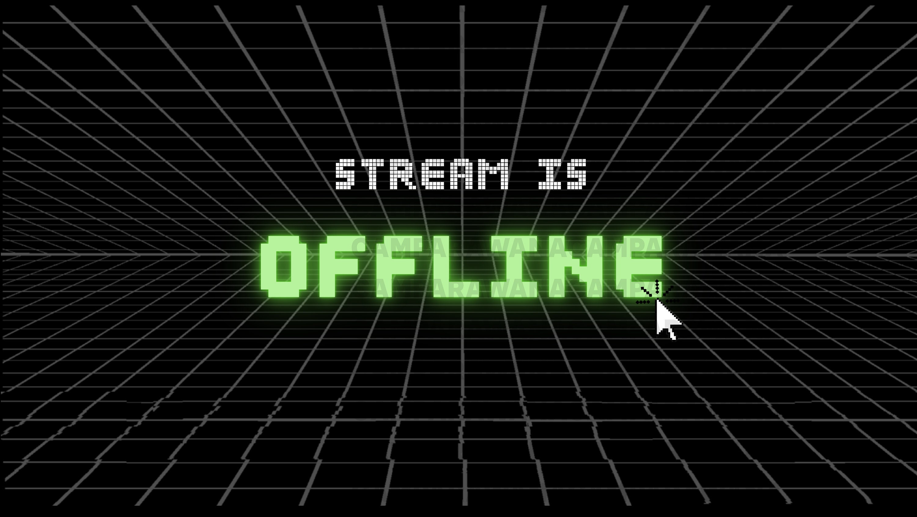 Retro Neon Glitch ANIMATED Starting Screens for Twitch - Starting Soon ...