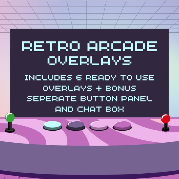 Twitch Overlay Retro - Etsy
