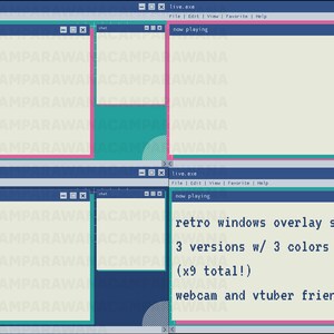 Retro 90s Windows Browser Inspired Overlays - Ready to Use Versions and ...
