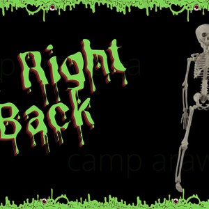 ANIMATED Slimy Skeleton Horror Screens for Twitch - Starting Soon, Brb ...
