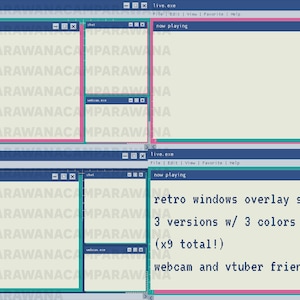Retro 90s Windows Browser Inspired Overlays - Ready to Use Versions and ...