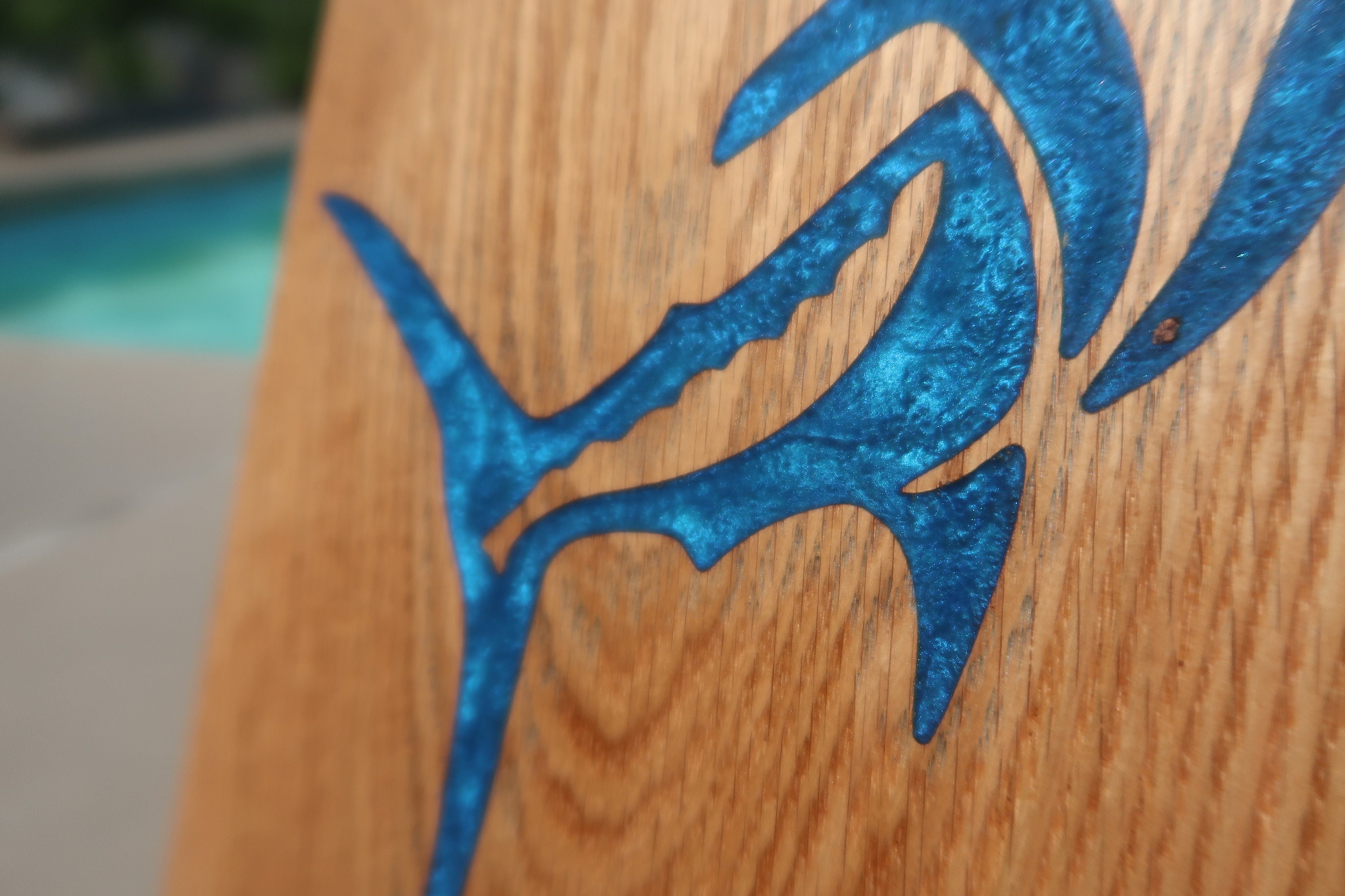 Swordfish Sign | Wood and Epoxy/resin Sign | Handmade | Beach Home ...