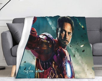 Iron Man Blanket - Etsy