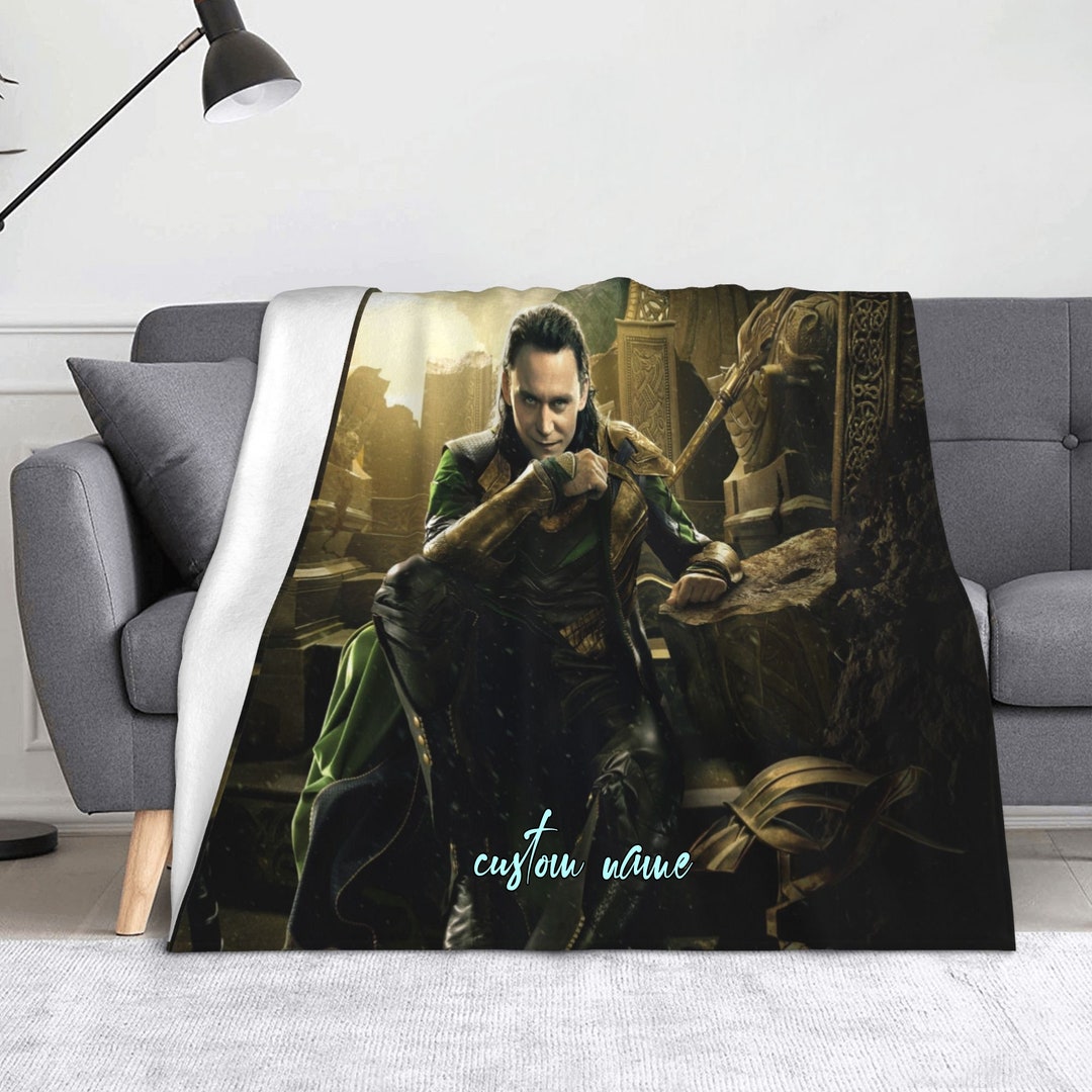 Custom Name Blanket Personalized Loki Blanket Baby Birthday - Etsy