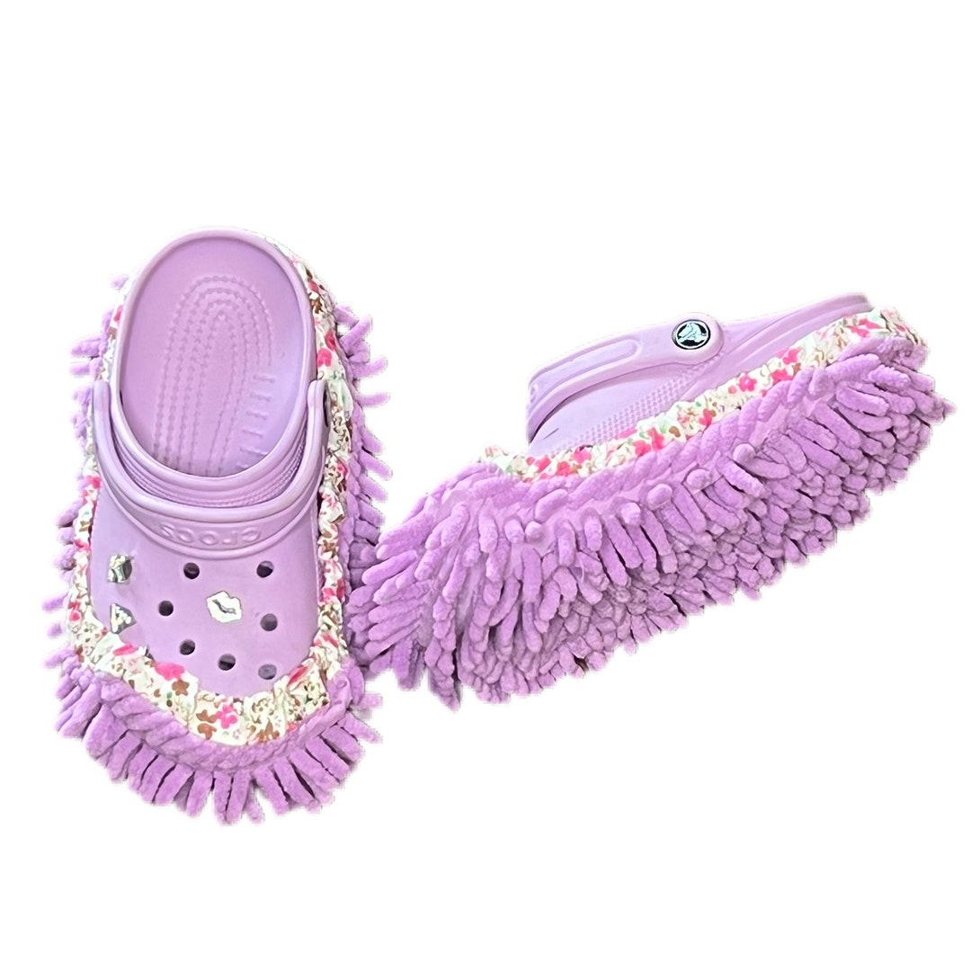 Party Socks| Crocs Socks| 4 Pack Microfiber Fun Cleaning Slippers | 4 ...
