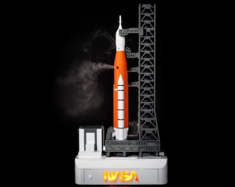 3D Printed Venting Starship Rocket A Desktop Model of Spacex's Starbase ...