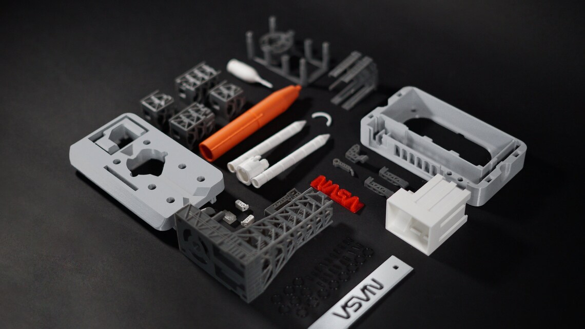 3D Printed Venting SLS Rocket - A Desktop Model of Nasa's Space Launch ...