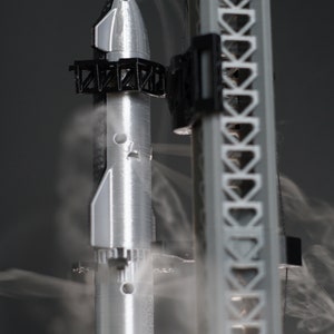 3D Printed Venting Starship Rocket - A Desktop Model of Spacex's ...