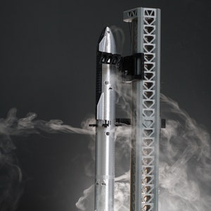 3D Printed Venting Starship Rocket - A Desktop Model of Spacex's ...