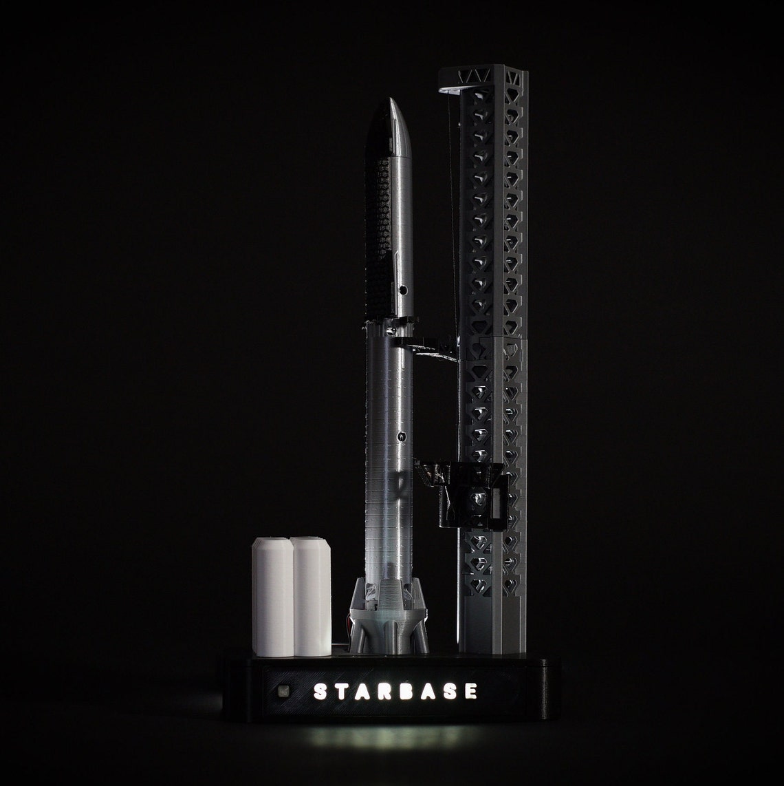 3D Printed Venting Starship Rocket A Desktop Model of - Etsy