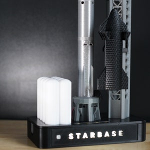 3D Printed Venting Starship Rocket - A Desktop Model of Spacex's ...