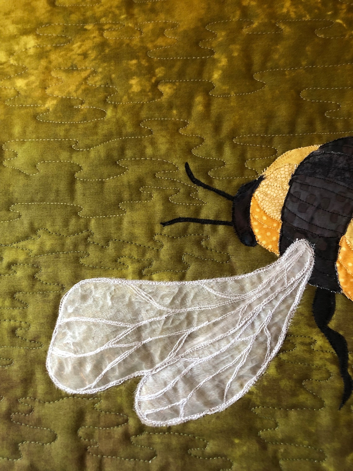 Honey Bee Quilt Pattern PDF, Fabric Collage, Applique - Etsy