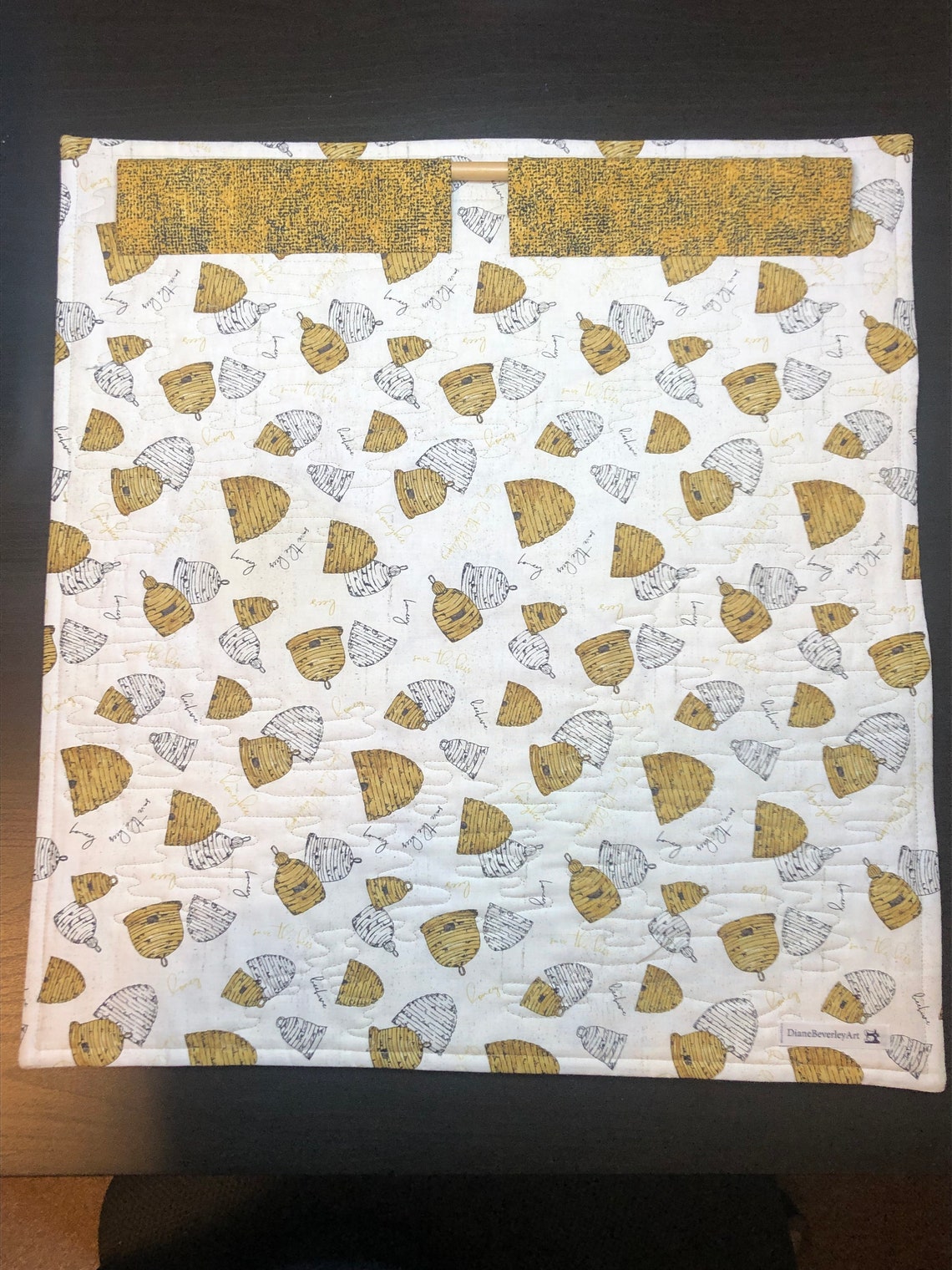 Bumblebee Textile Art, Bee, Quilted Wall Hanging - Etsy