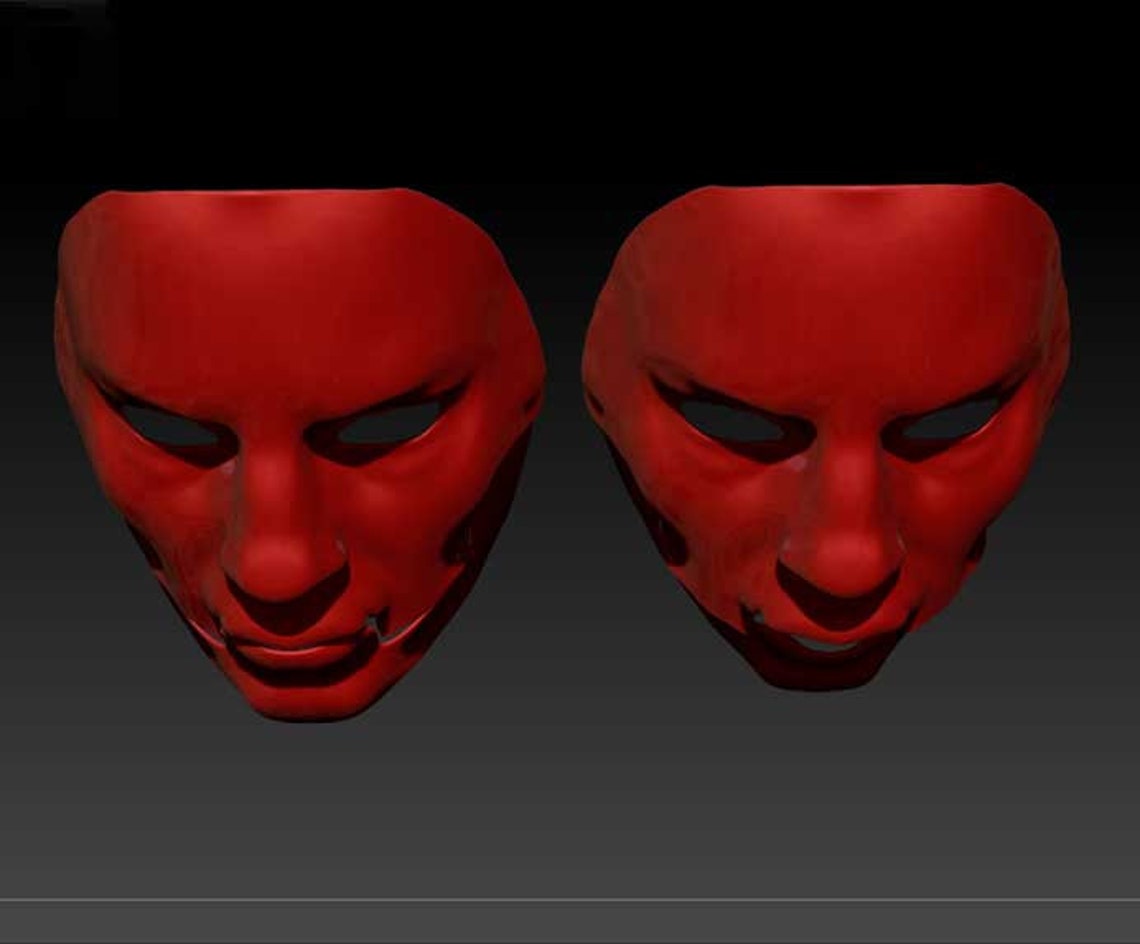 Scary Halloween Mask With Hinged Moving Jaw , 3D File STL Only - Etsy