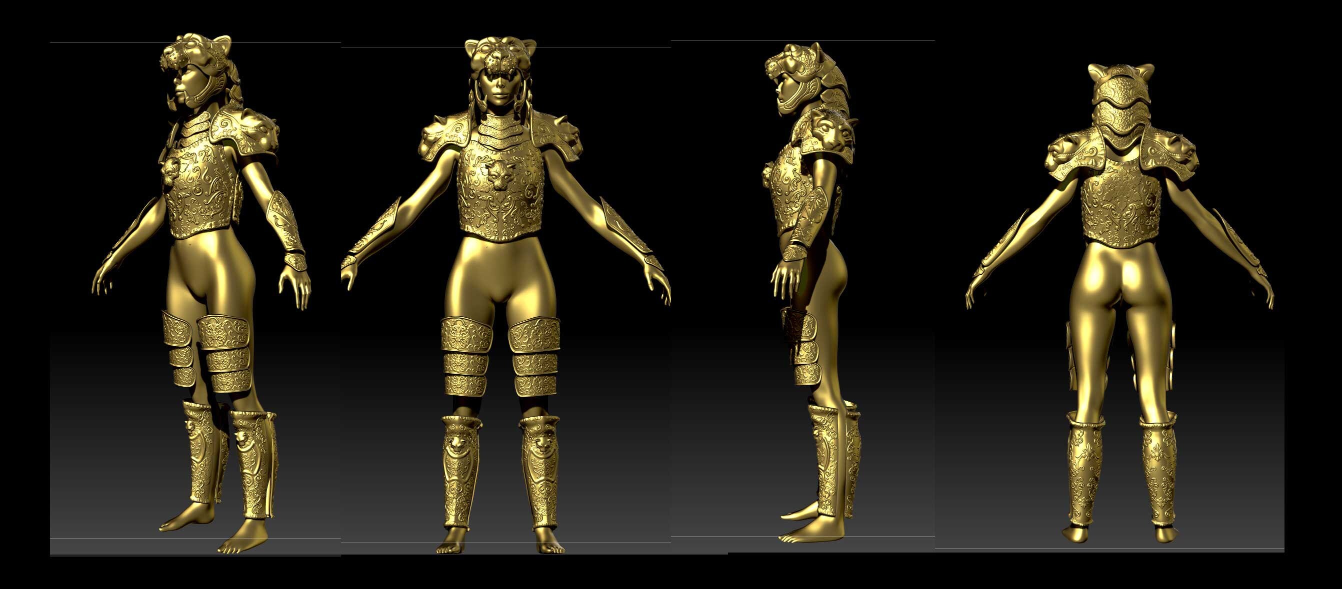 1 Commission for a FULL SET of 3D Sculpted Armor 3d Files Only - Etsy