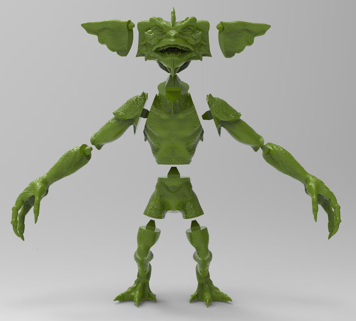 Gremlins Mohawk 3D STL Digital File Ultra HD - Etsy Hong Kong