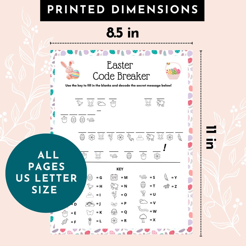 Easter Activity Bundle of Printable Games & Puzzles for Kids - Etsy