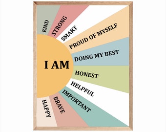 I Am Poster - Etsy