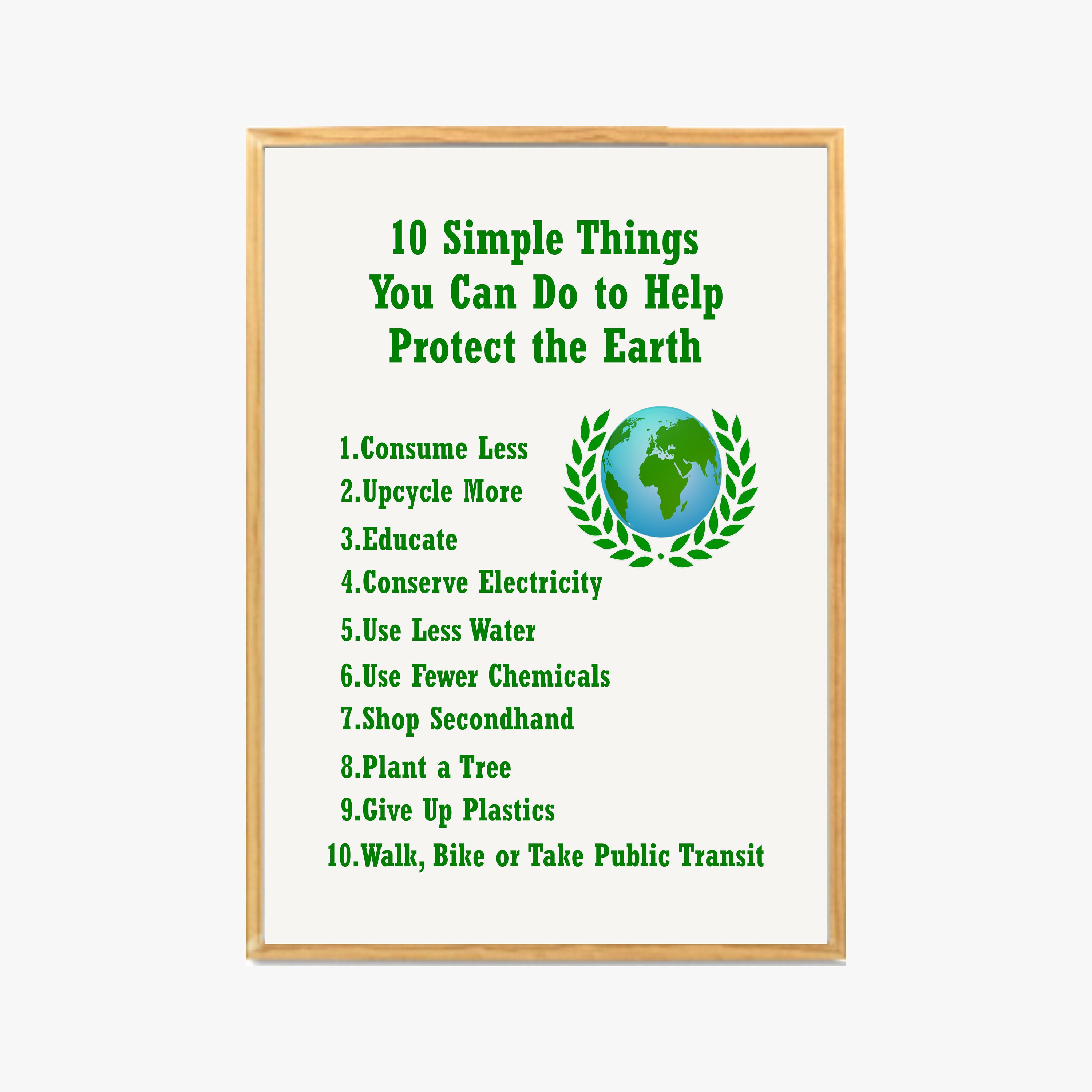 Help Protect the Earth | Nursery Decor | Our Earth Print | Planet Earth ...