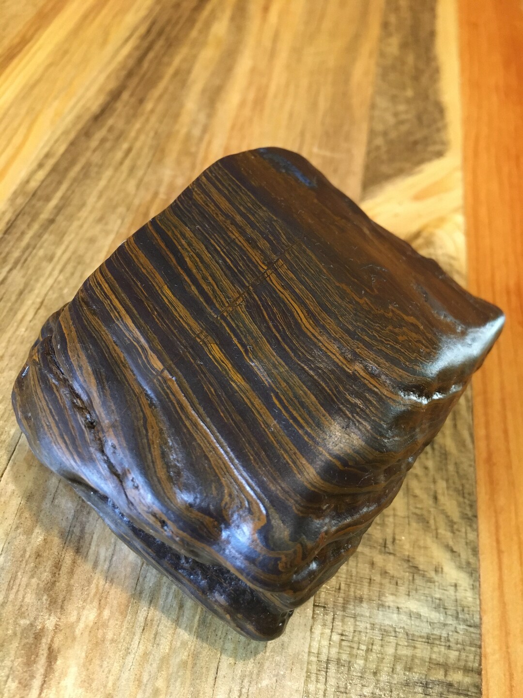 12oz Banded Iron Formation, Genesis Stone, Viewing Stone Rock Art ID-33 ...