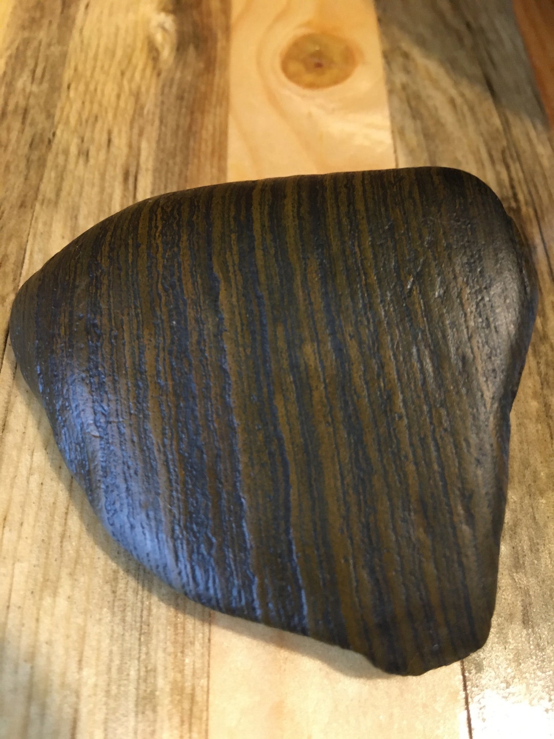 4oz Banded Iron Formation, Genesis Stone, Viewing Stone Rock Art CA-77 ...