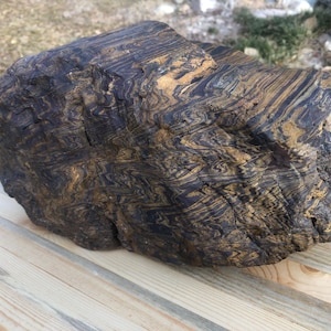 48lb Huge Banded Iron Formation Boulder, Unique Garden Home Decor ...