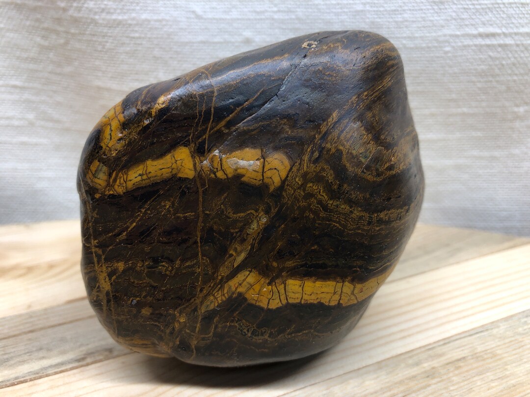 Banded Iron Formation Stone: Genesis Seer Stone, Home Decor (1lb 4oz ...