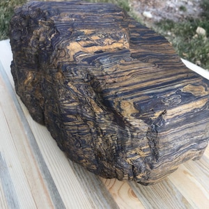 48lb Huge Banded Iron Formation Boulder, Unique Garden Home Decor ...
