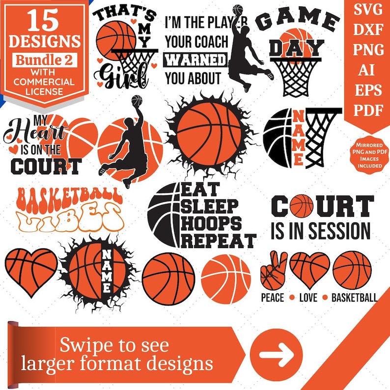 Basketball SVG Bundle Layered Basketball SVG Basketball - Etsy