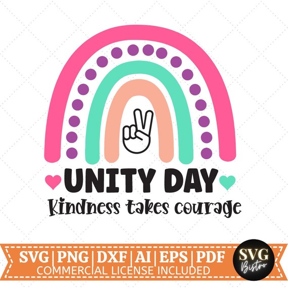 Unity Day SVG Anti Bullying SVG Unity Day Shirt SVG Stop - Etsy