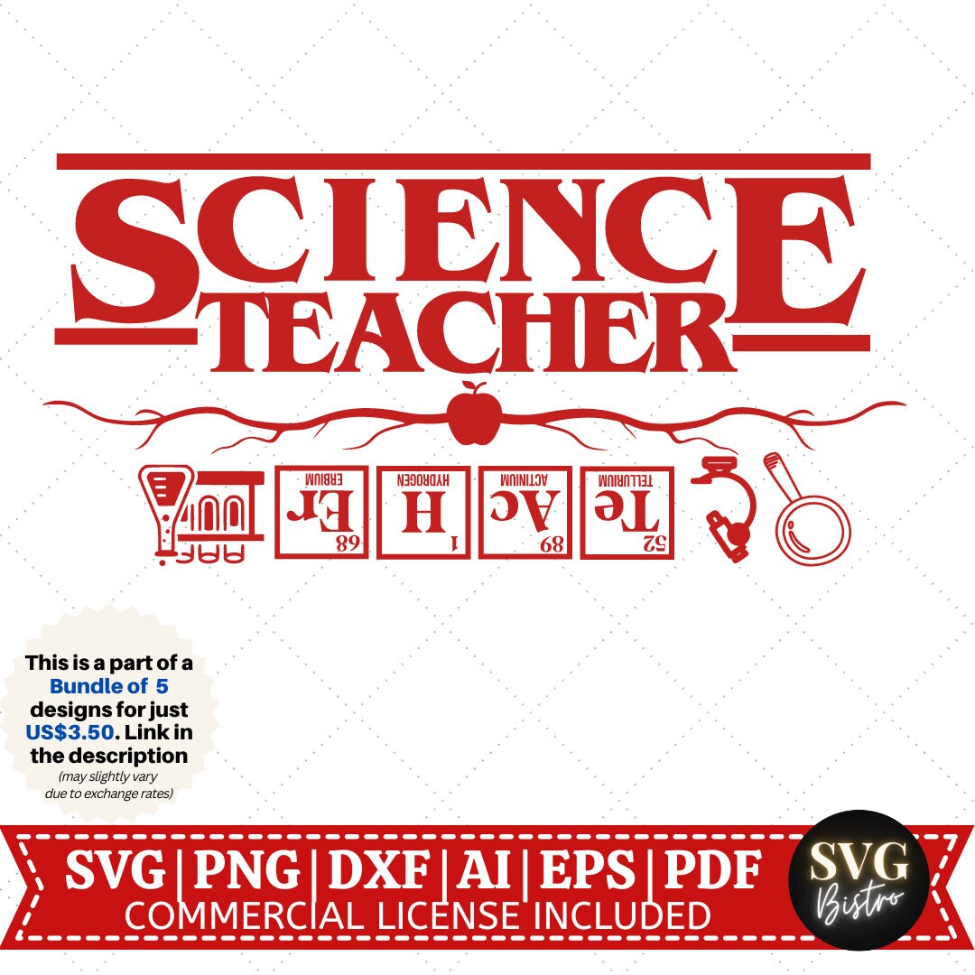Science Teacher SVG Teaching Things SVG Teacher Shirt SVG - Etsy
