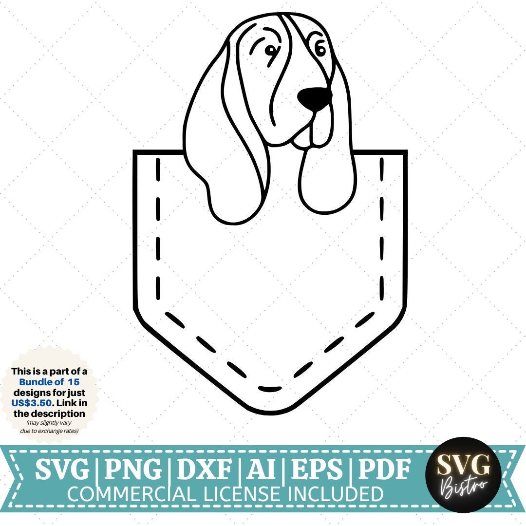 Dog Pockets SVG | Dogs in Pocket SVG | Dog Lovers SVG | Dog Moms Svg ...