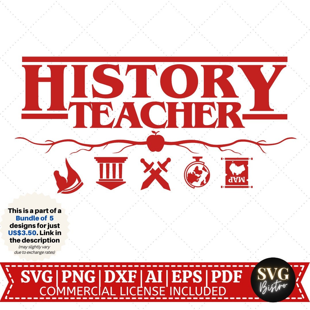 History Teacher SVG | Teaching Things SVG | Teacher Shirt SVG | Back to ...