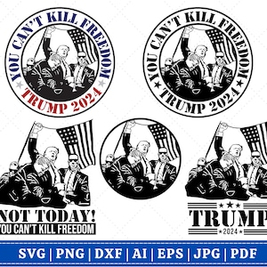 Donald Trump SVG Bundle, Donald Trump Survive Svg, Donald Trump Fight ...