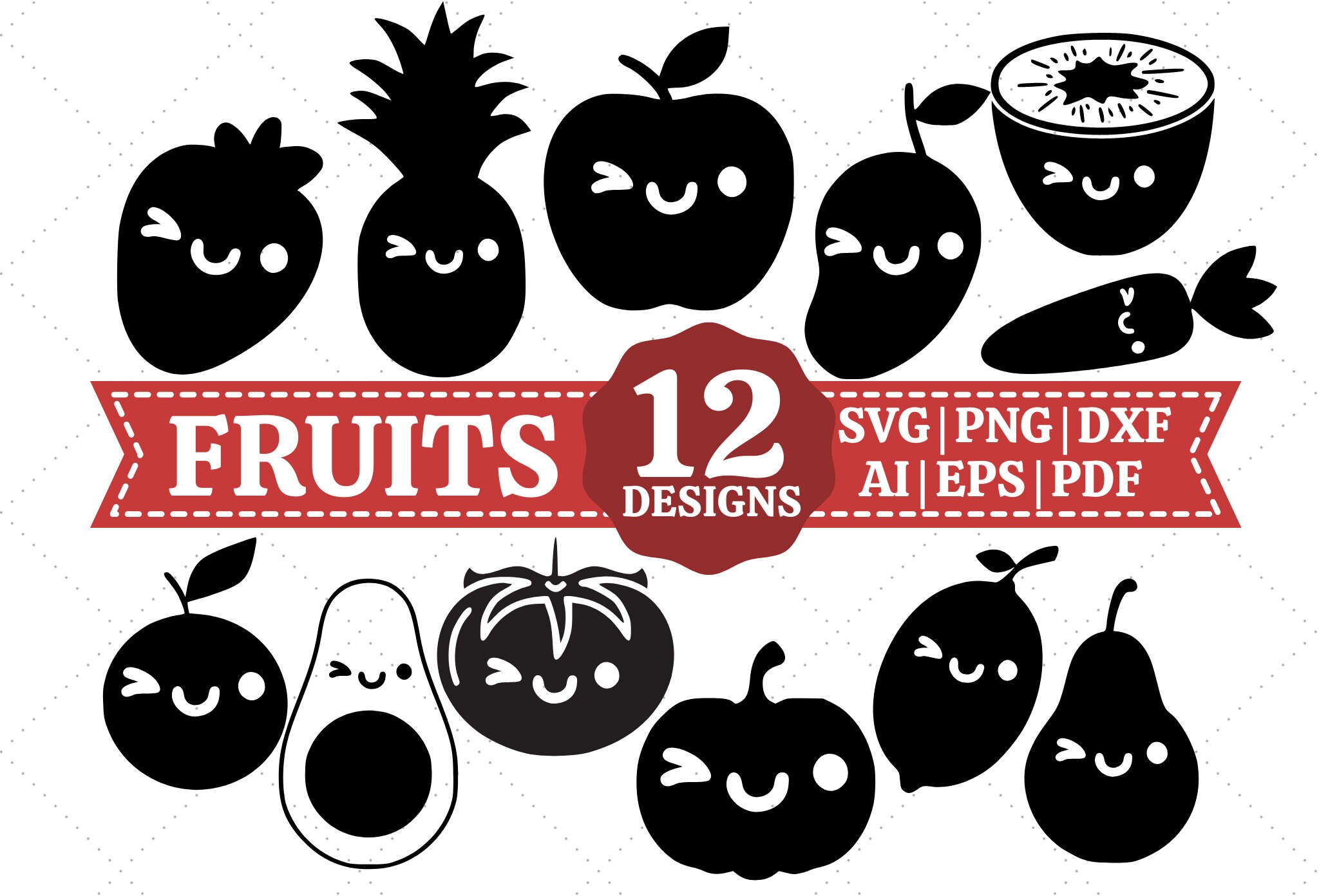 Fruits SVG Bundle Fruits SVG Fruits Clipart Apple SVG - Etsy