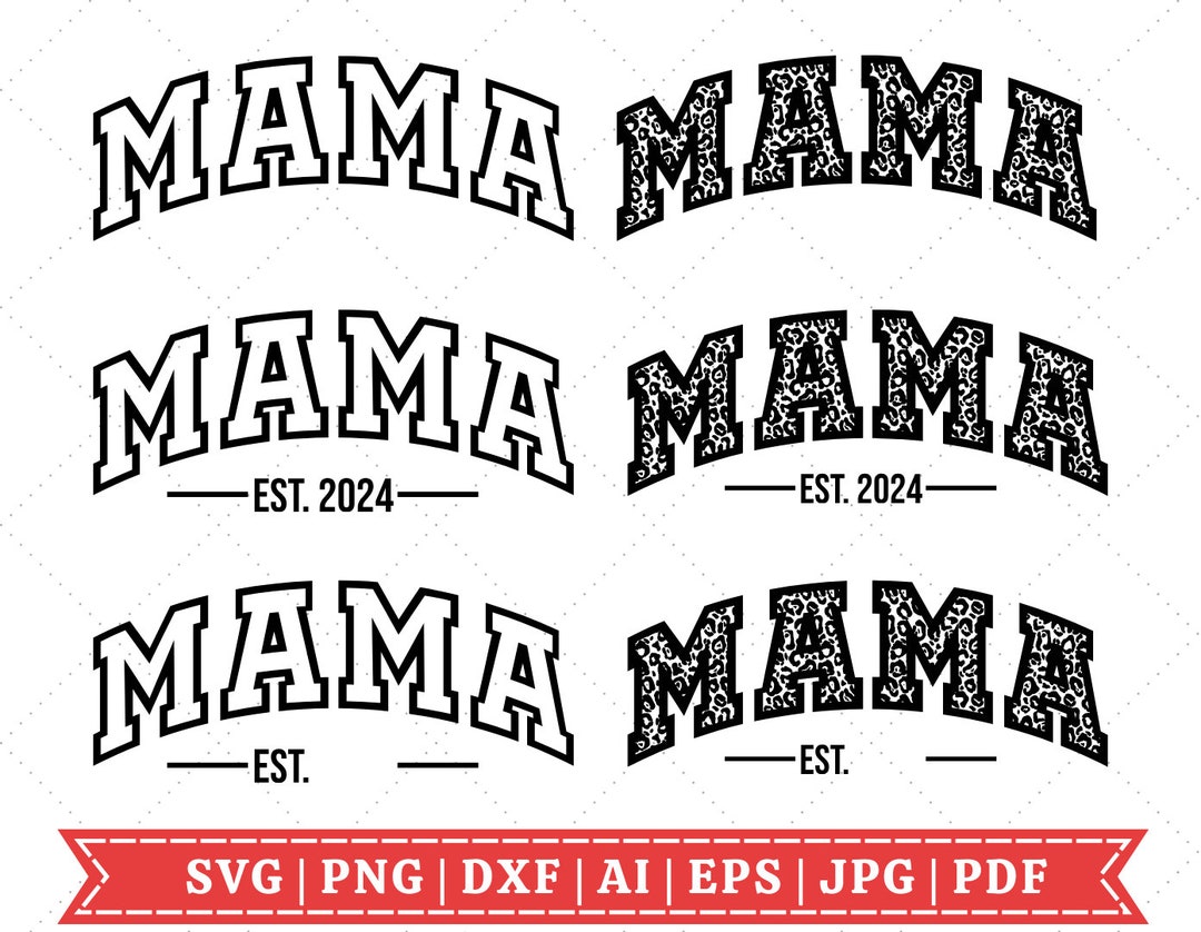Mama SVG Bundle | Mama Varsity SVG | Mother's Day SVG Bundle | Mom Life ...