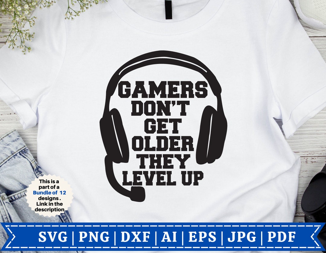 Level UP SVG | Funny Gamer SVG | Gamer Svg | Video Games Svg | Boys ...