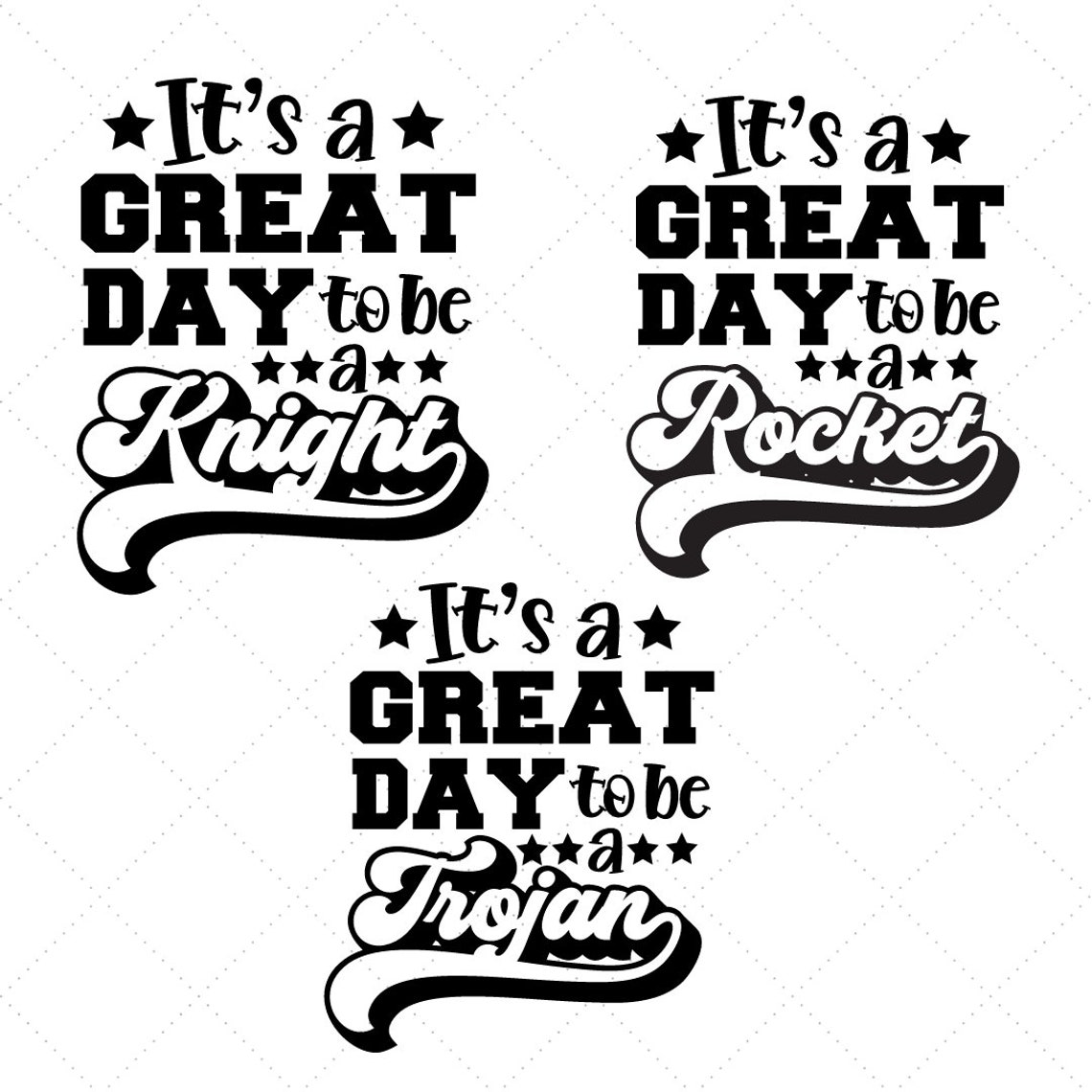 Team Spirit Mascot SVG Bundle 2 | Layered SVG | School Shirt SVG | Team ...