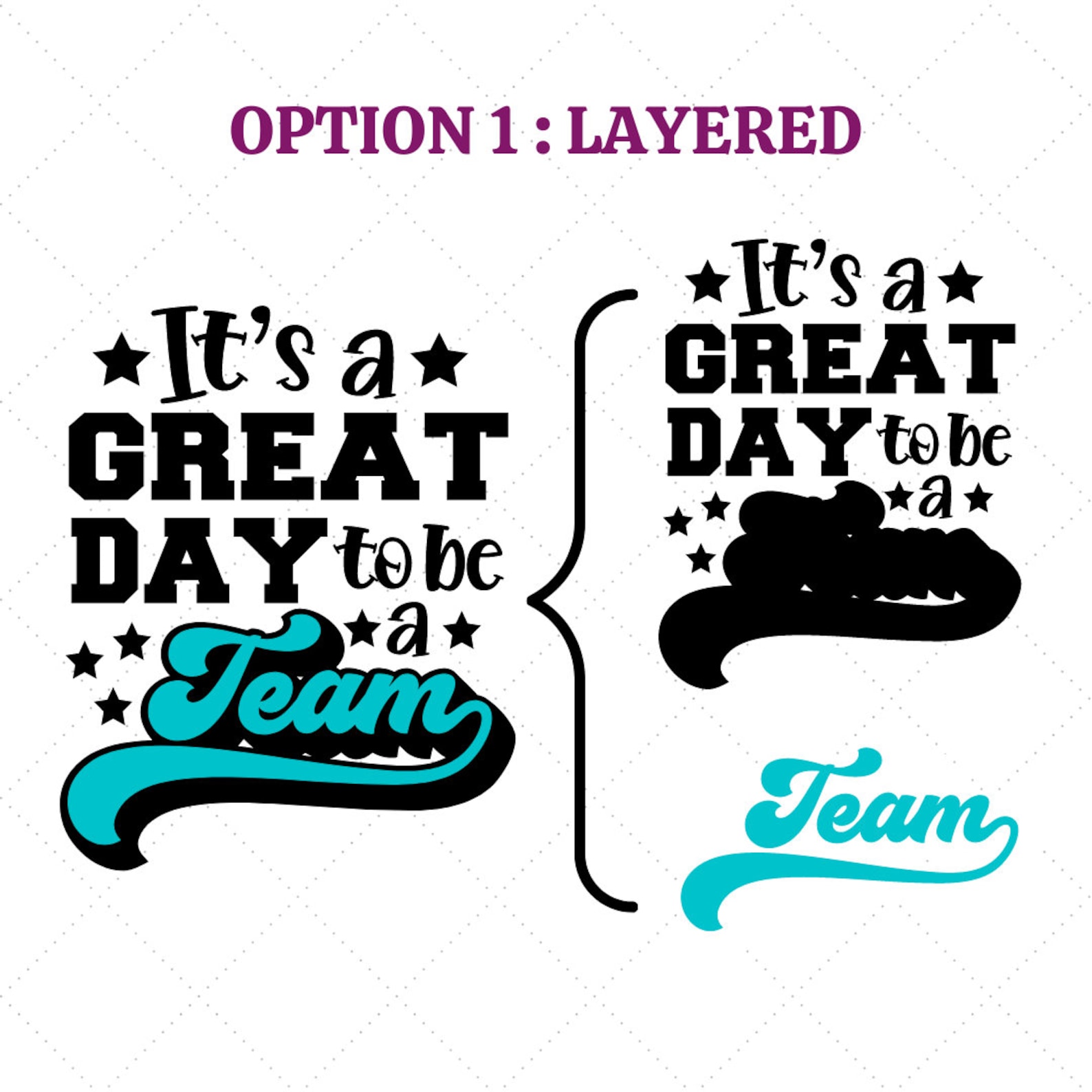 Team Spirit Mascot SVG Bundle 2 Layered SVG School Shirt - Etsy