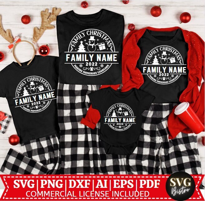 Christmas Family SVG Christmas Family Shirt Christmas - Etsy