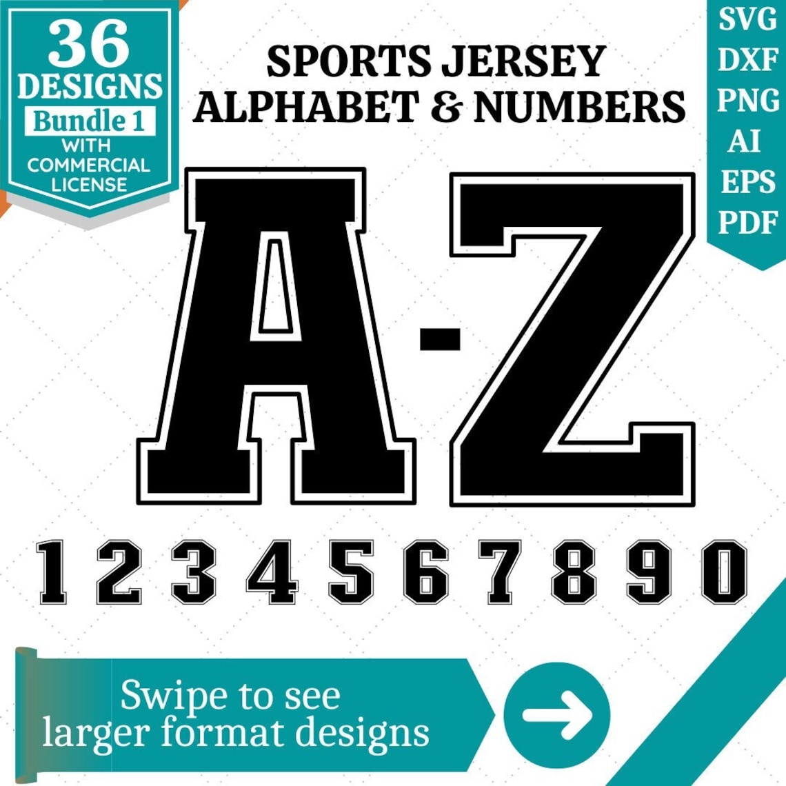 Sports Jersey Alphabets and Numbers Bundle Sports Alphabet - Etsy