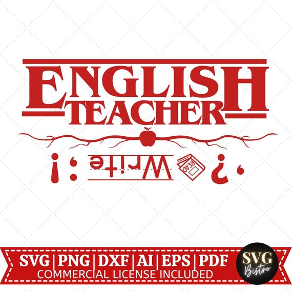 English Teacher SVG Teaching Things SVG Teacher Shirt SVG - Etsy