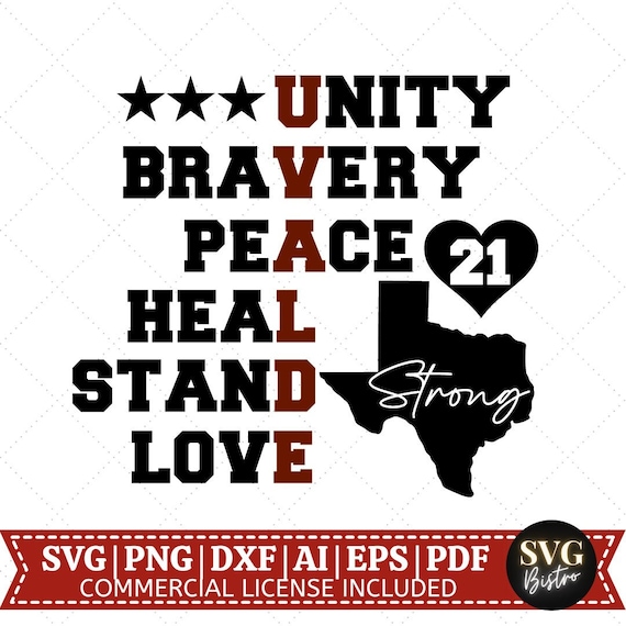 Uvalde Acronym SVG Uvalde SVG Support Uvalde SVG Uvalde - Etsy