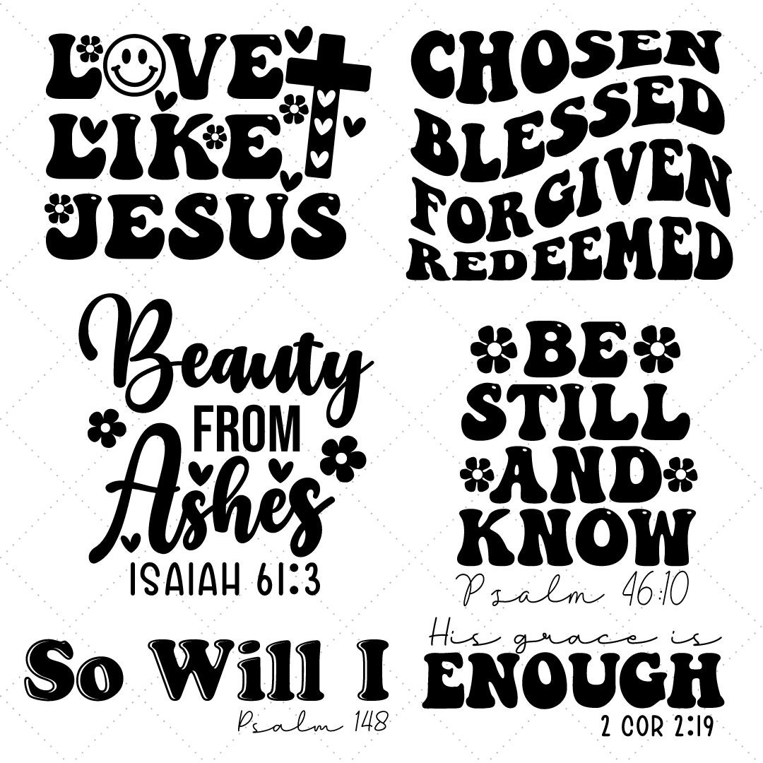 Christian SVG Bundle Christian Quotes SVG Bible Verse SVG - Etsy