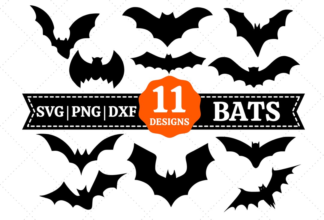 Bat SVG Bundle | Spooky Bats SVG | Halloween Bats SVG Bundle ...