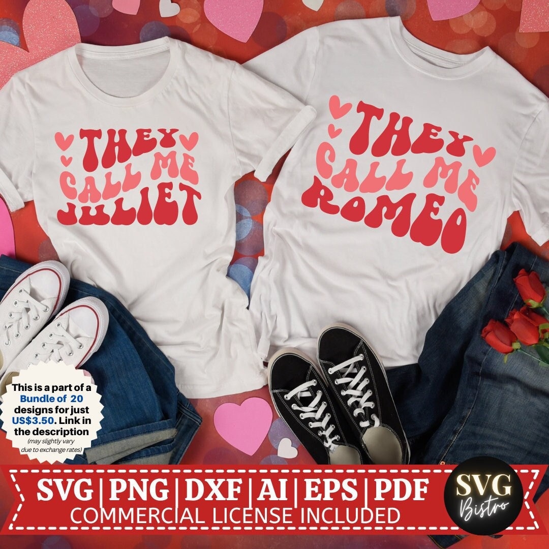 Romeo and Juliet SVG | Retro SVG | Valentine Quote SVG | Retro ...